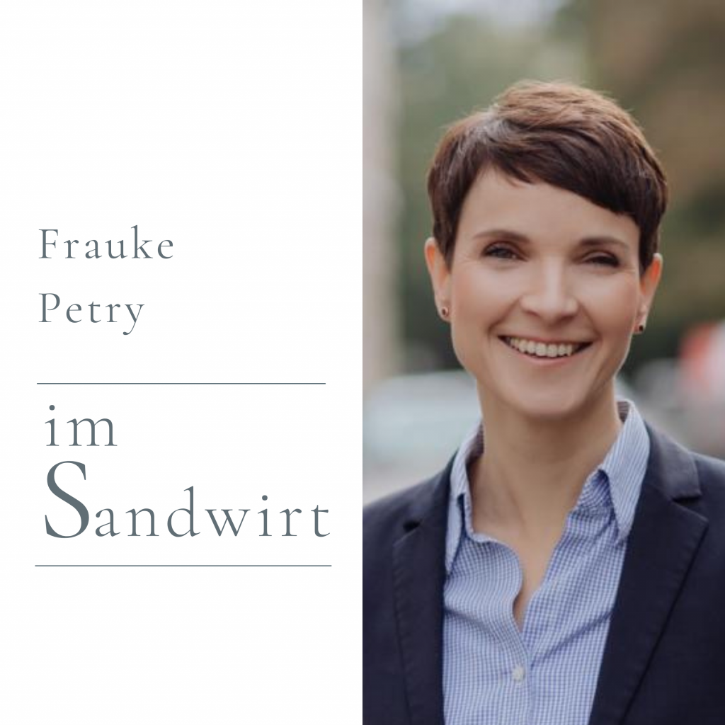 Frauke Petry, Autor bei Der Sandwirt